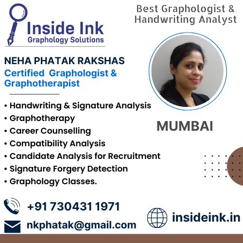 Graphology in Mumbai, Handwriting analysis in Mumbai, Graphology ...